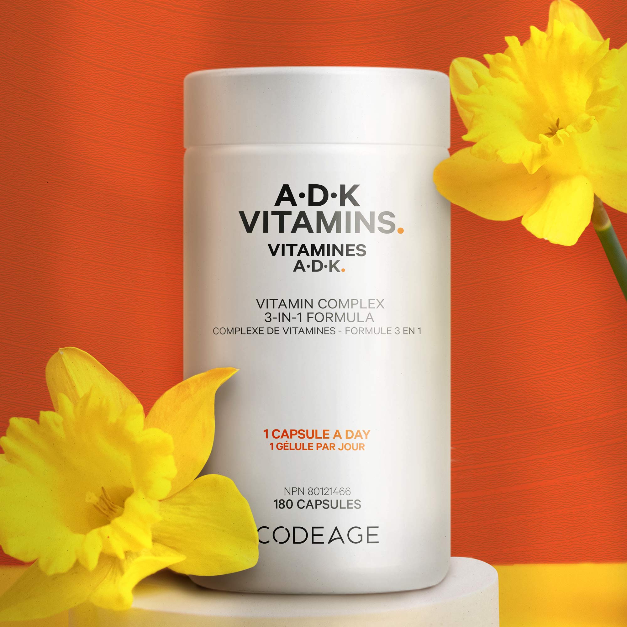 Codeage Vitamin A D K, Vitamin D3 K2, Multivitamins A, K1, MK 4 & MK 7