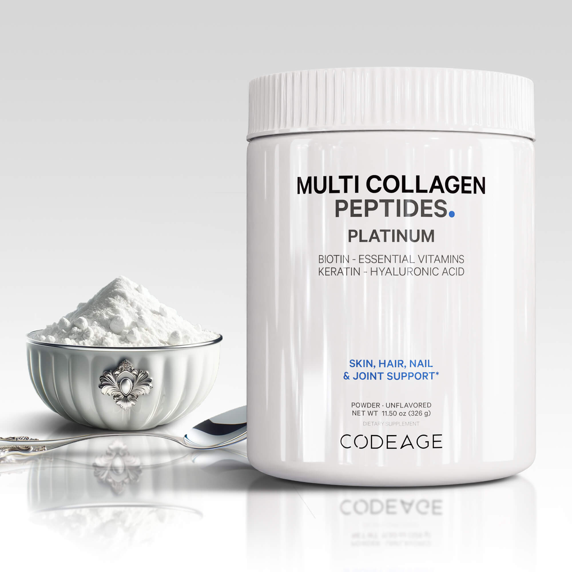 Codeage Multi Collagen Powder With 10,000mcg Biotin, Keratin, Vitamins