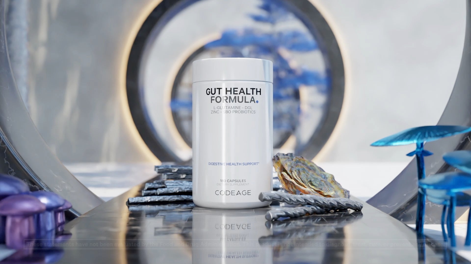 Gut Health Formula With L-glutamine, Microalgae, and Mineral | Codeage