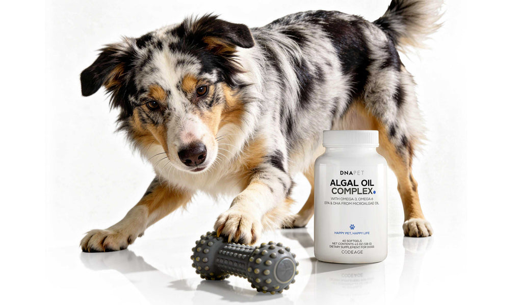 Plant-Based Omega Oils for Canines: DNA PET Algal Oil Complex – Codeage
