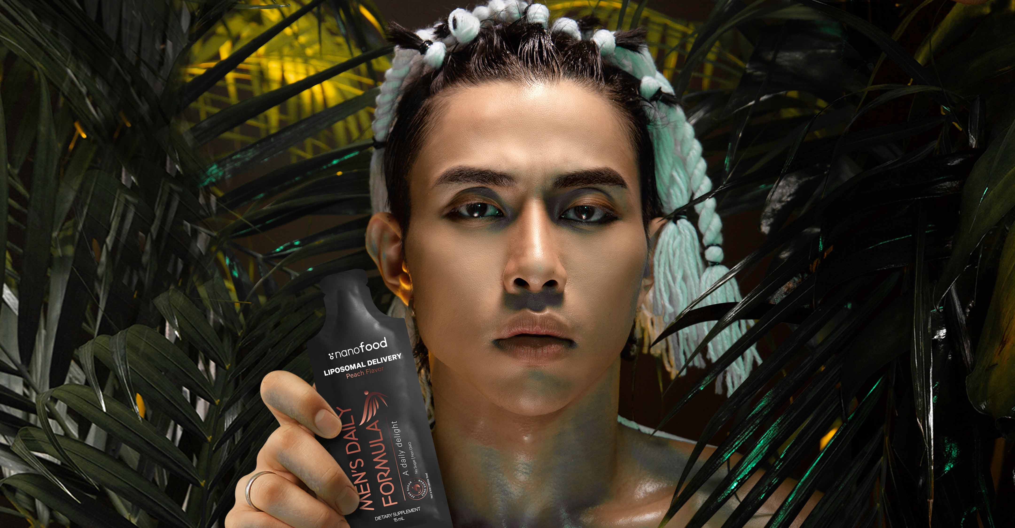 Daily Men's Liquid Vitamins Sachets, Liposomal Vitamins | Codeage