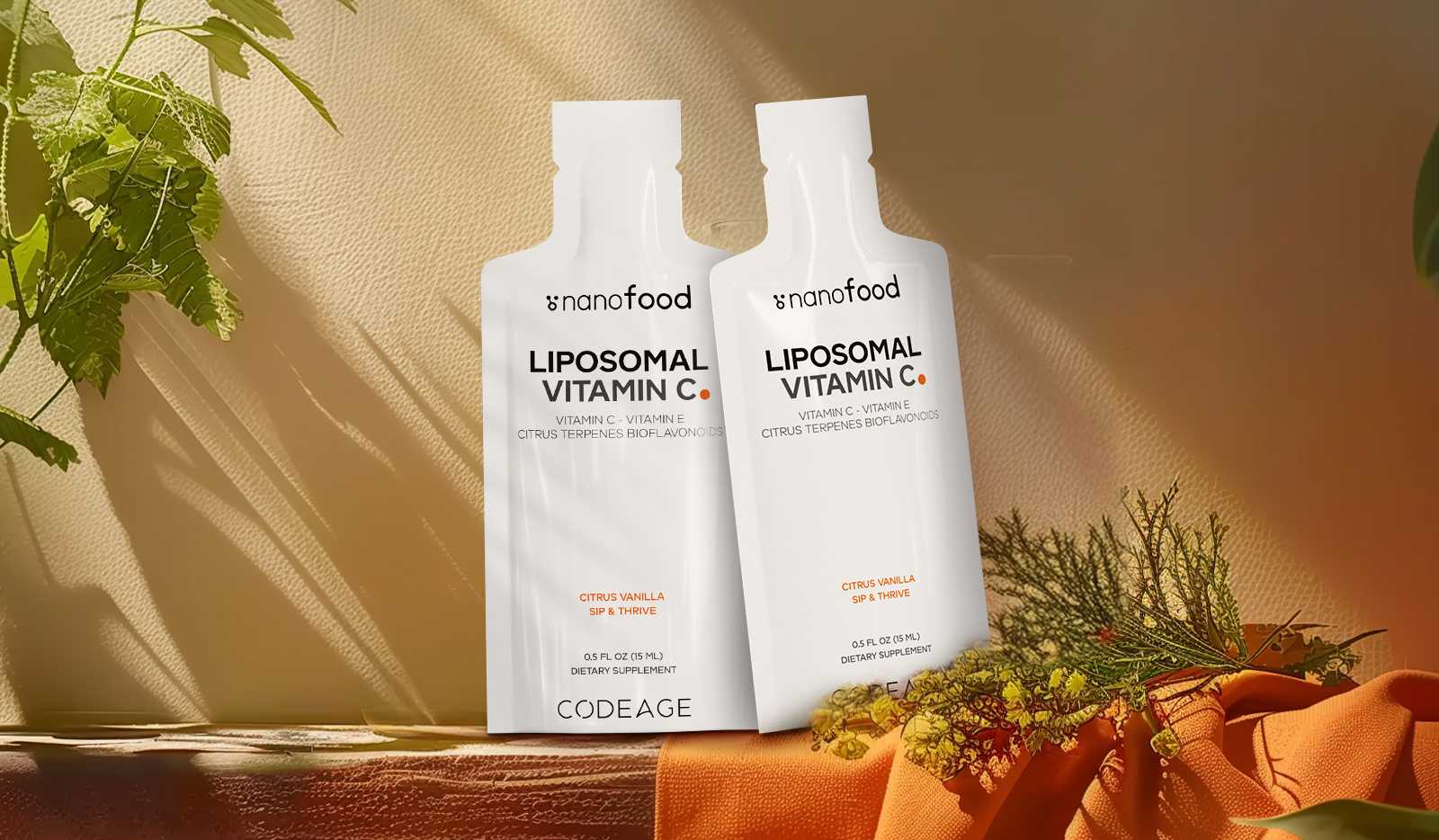 Liquid Vitamins, Liquid Multivitamin Pouches, Vitamin Drops - Codeage