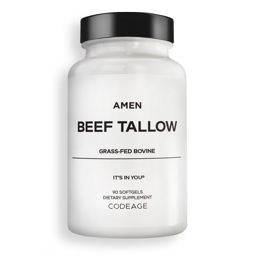 Amen Beef Tallow - Whole Food Grass Fed Bovine Tallow Supplement – Codeage