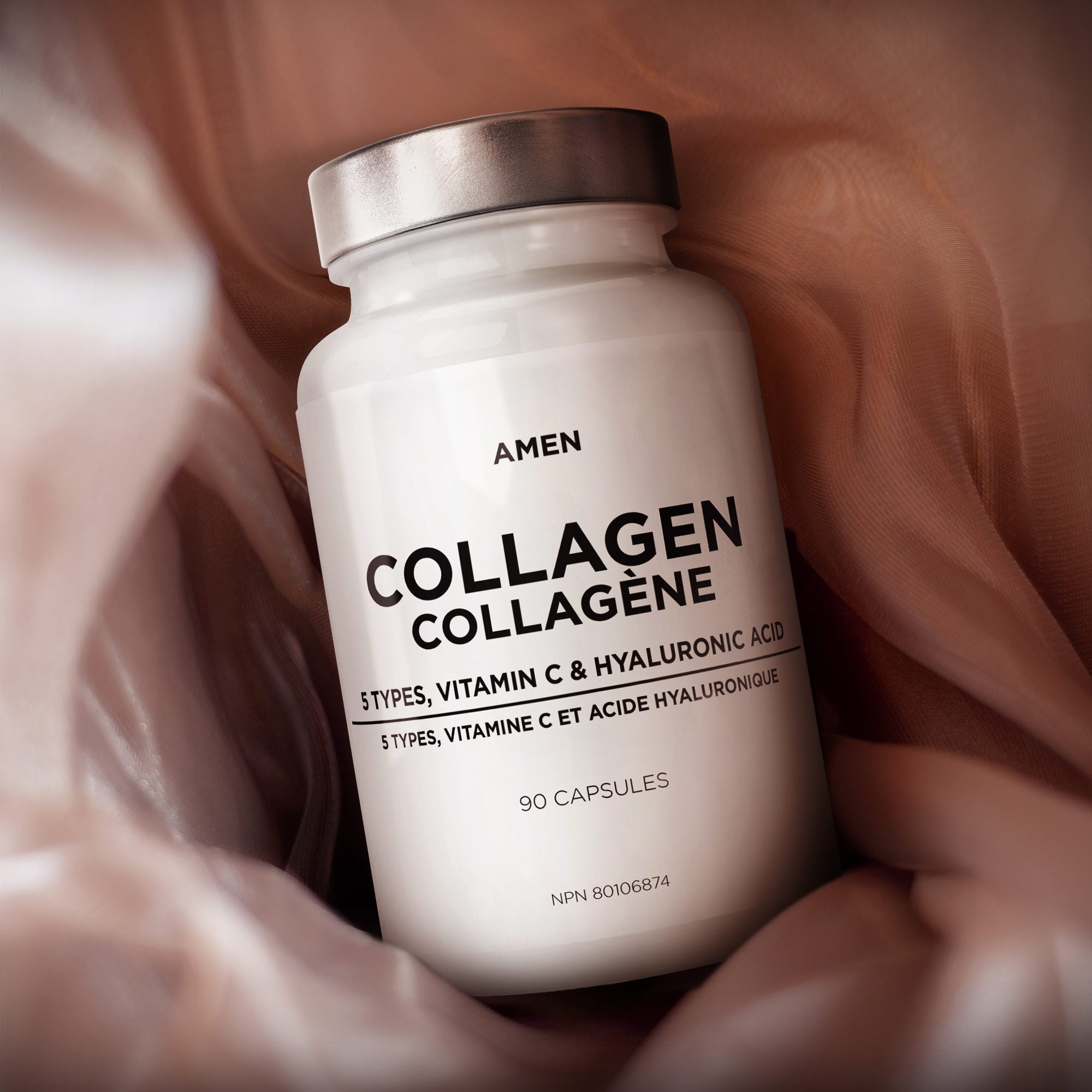 Amen Collagen, 5 Types Collagen Supplement, Grass-Fed & Hydrolyzed ...