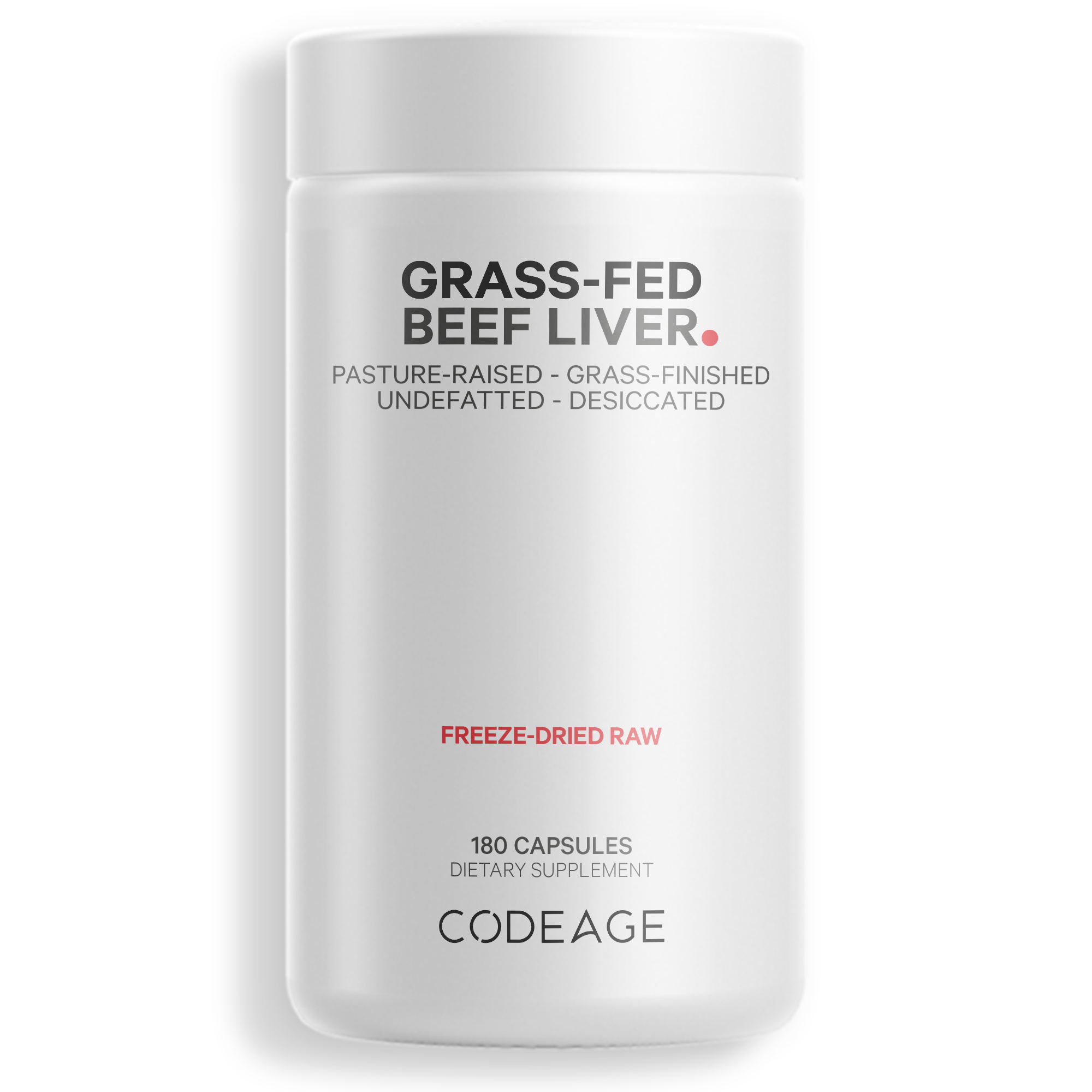 Codeage Grass Fed Beef Liver Freeze Dried Desiccated Supplement