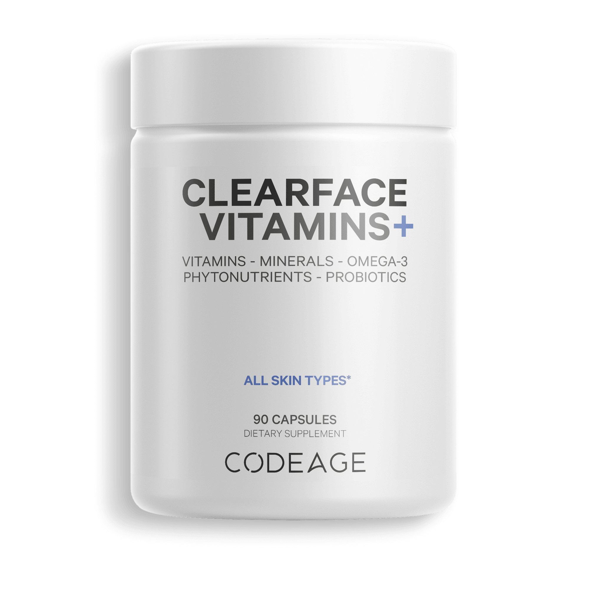 Codeage Clearface, Vitamins A, E, Zinc, Niacin, Pantothenic Acid, Skin