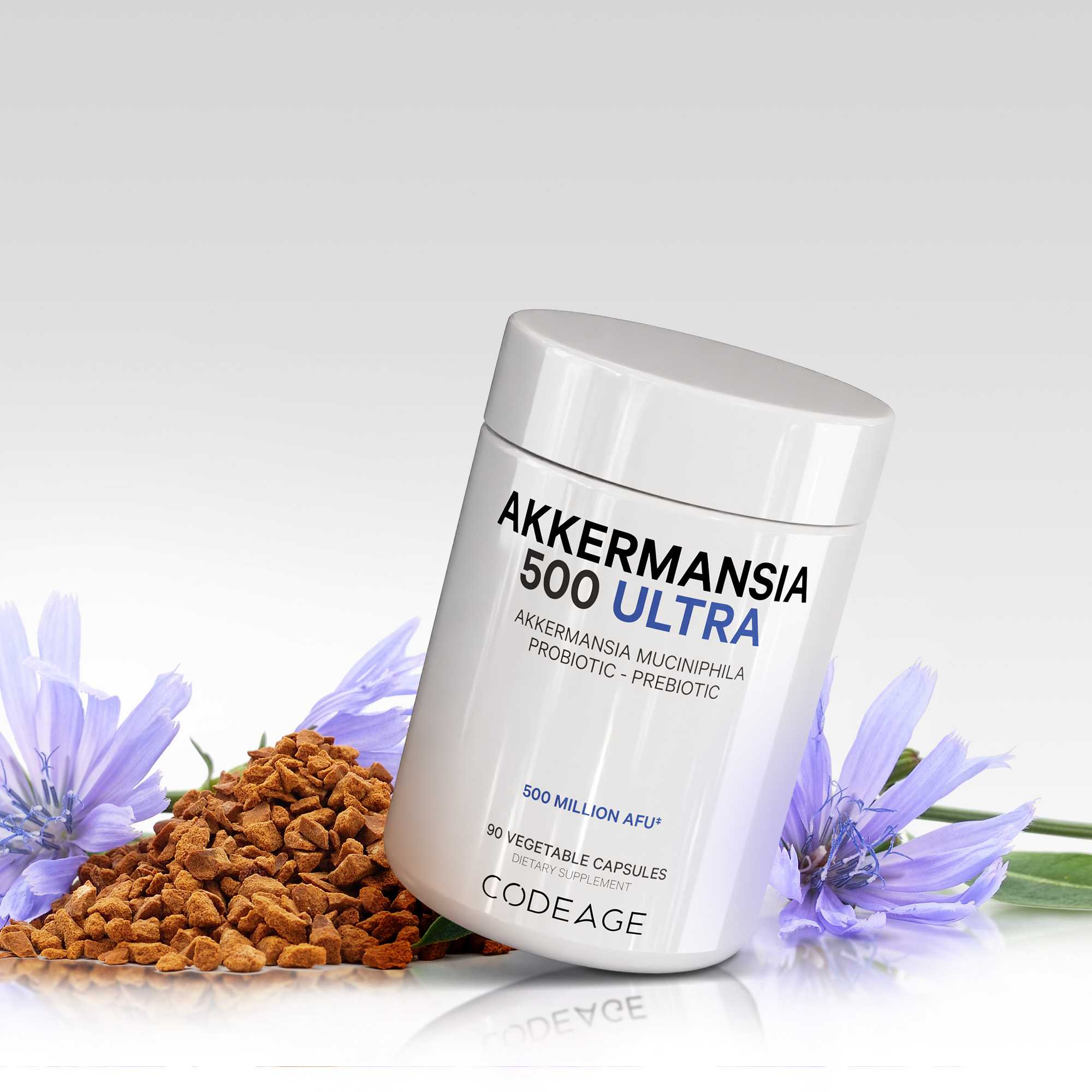 Codeage Akkermansia Muciniphila 500M AFUs Probiotic Supplement With Chicory Inulin