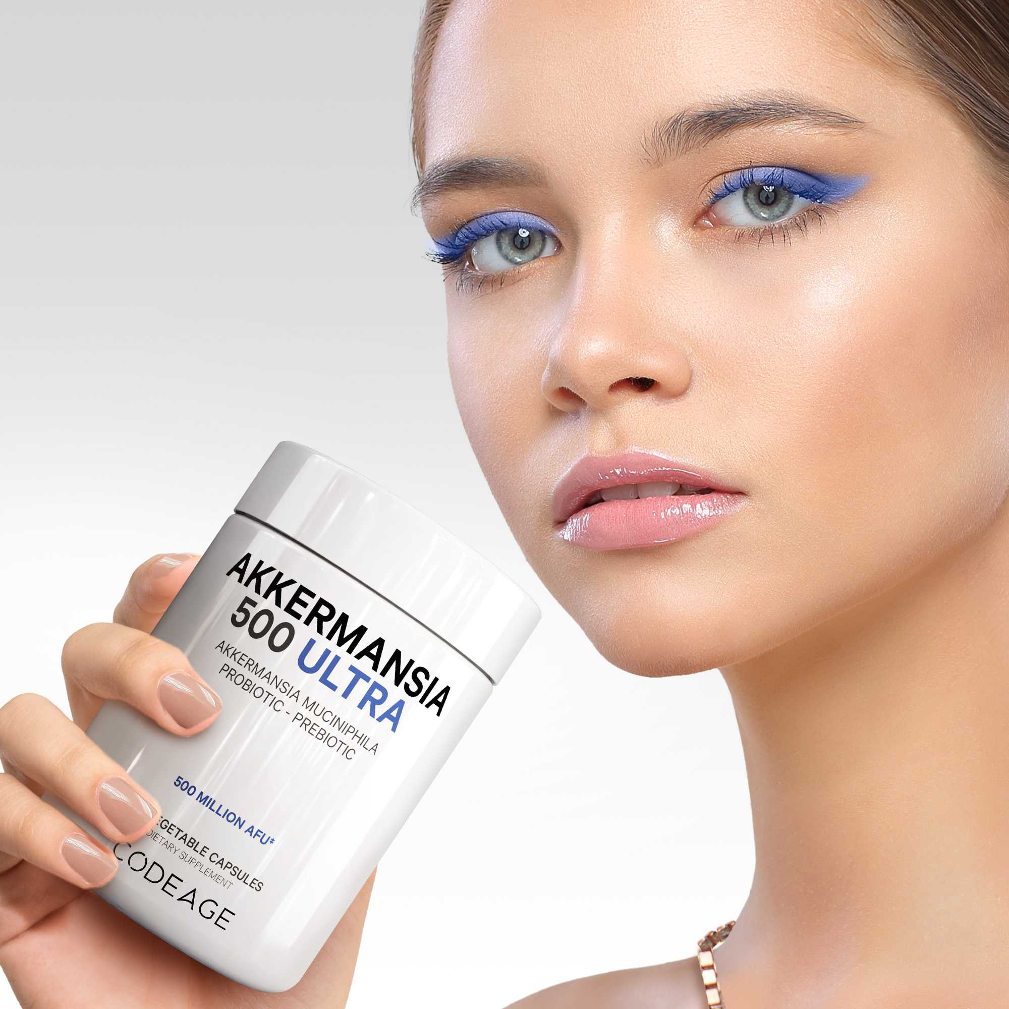 Codeage Akkermansia Muciniphila 500M AFUs Probiotic Supplement With Chicory Inulin