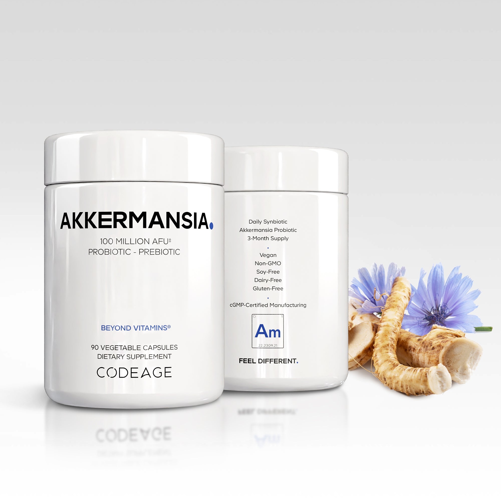 Codeage Akkermansia Probiotic Supplement 100M AFUs With Chicory Inulin