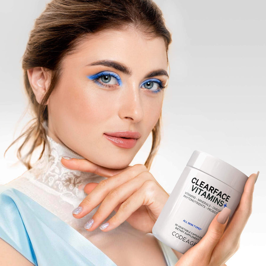 Codeage Clearface, Vitamins A, E, Zinc, Niacin, Pantothenic Acid, Skin