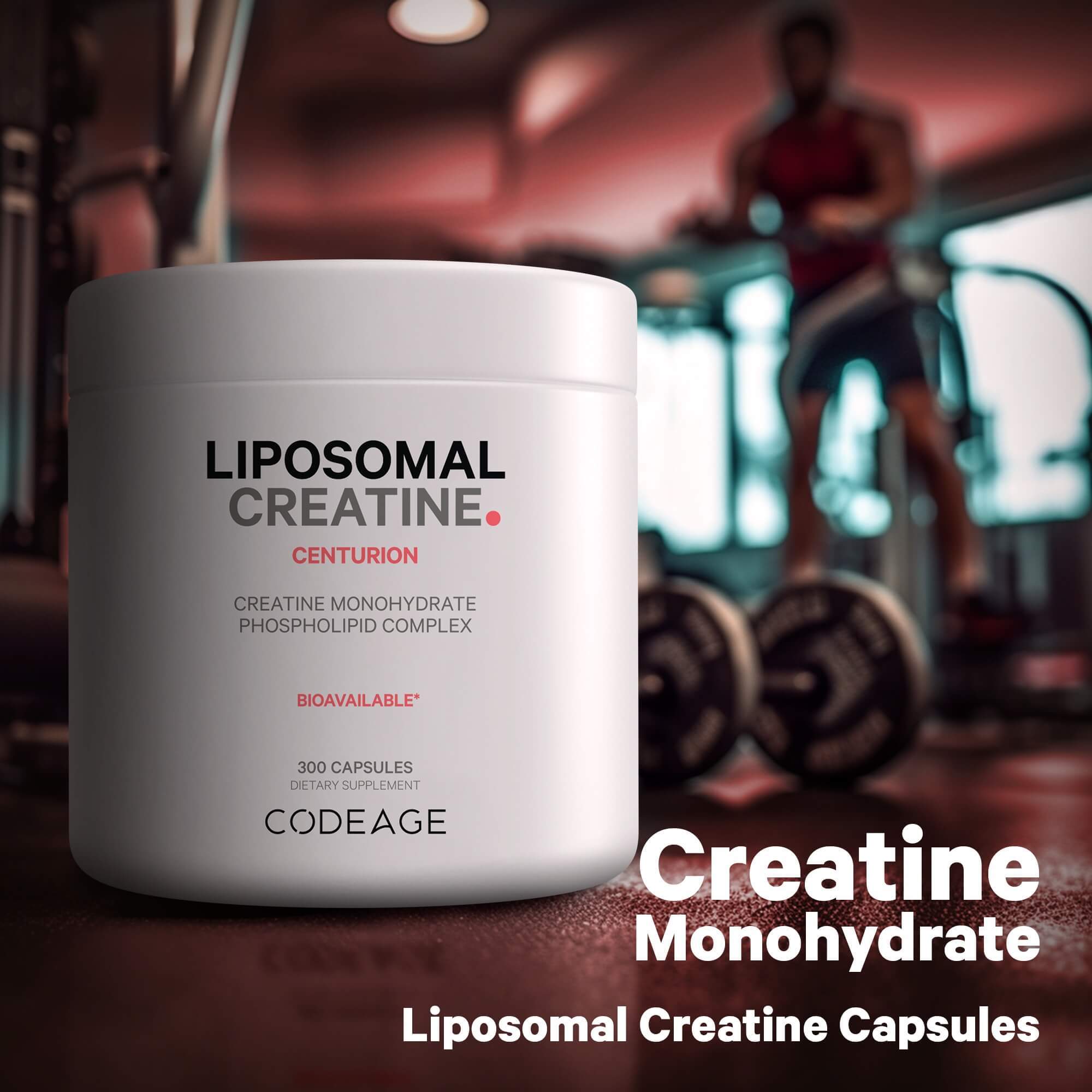 Codeage Liposomal Creatine Monohydrate Capsule Supplement Sport