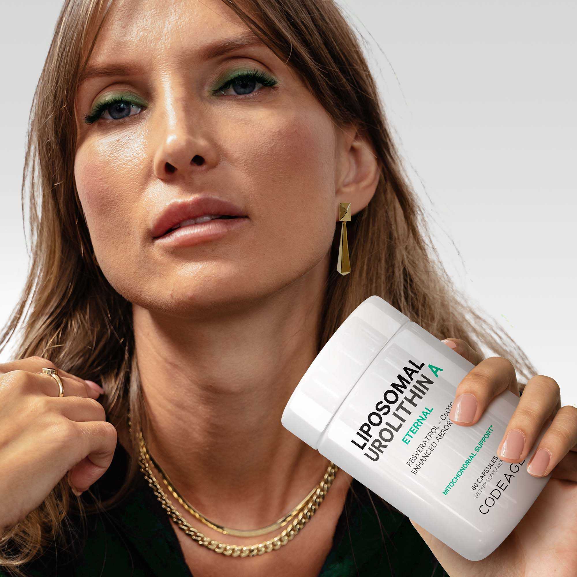 Codeage Liposomal Urolithin A Supplement, Resveratrol, CoQ10