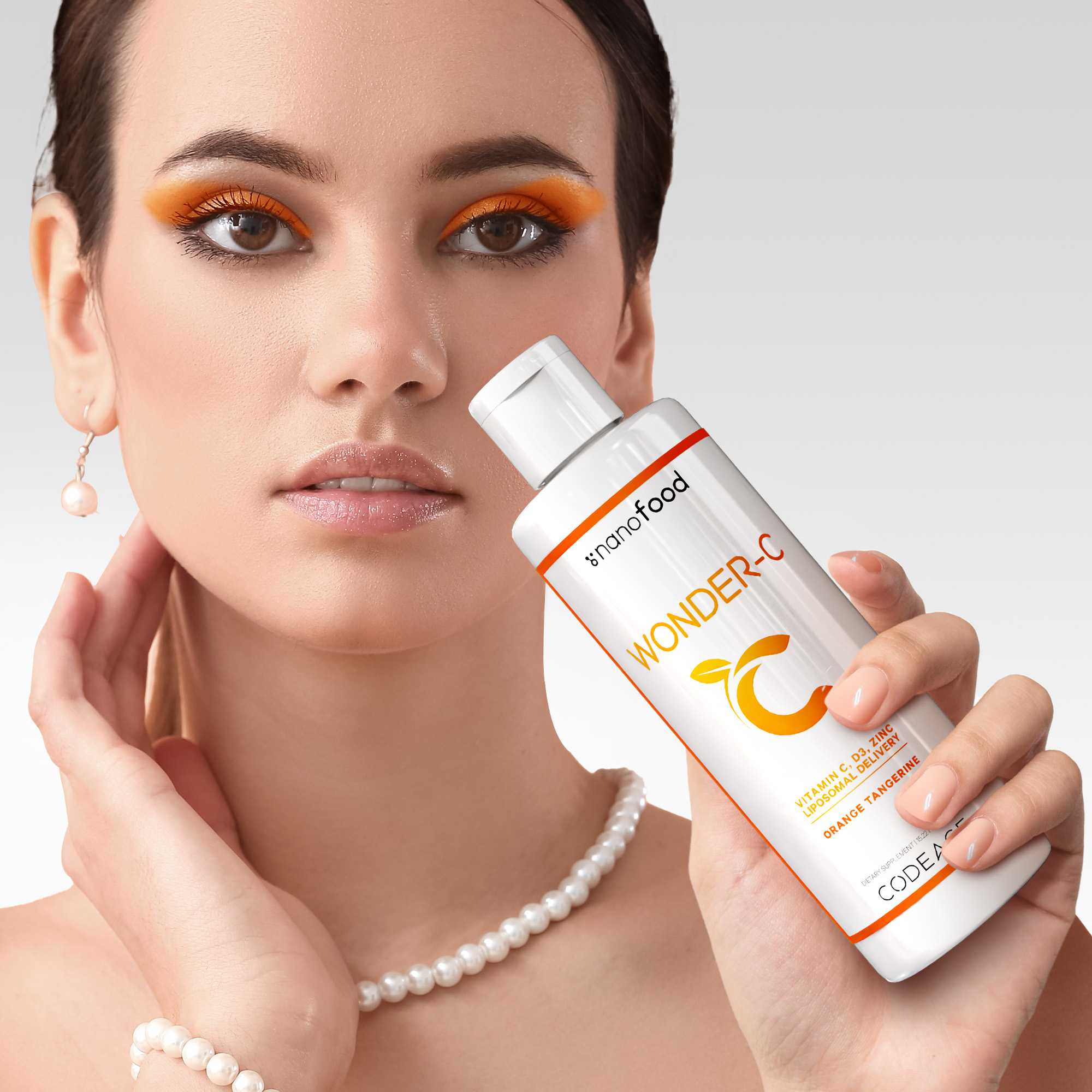 Codeage Nanofood Liposomal Wonder-C Liquid Vitamins C, D3, E & Zinc