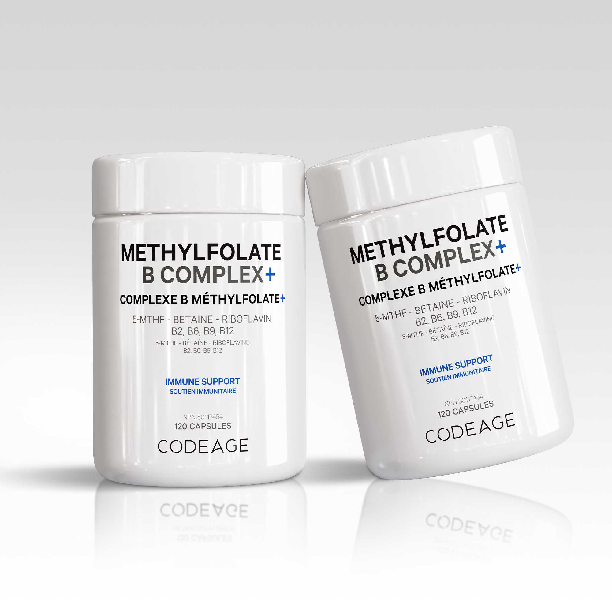 Codeage Methylfolate B Complex Methylfolate Methylcobalamin 5-MTHF ...