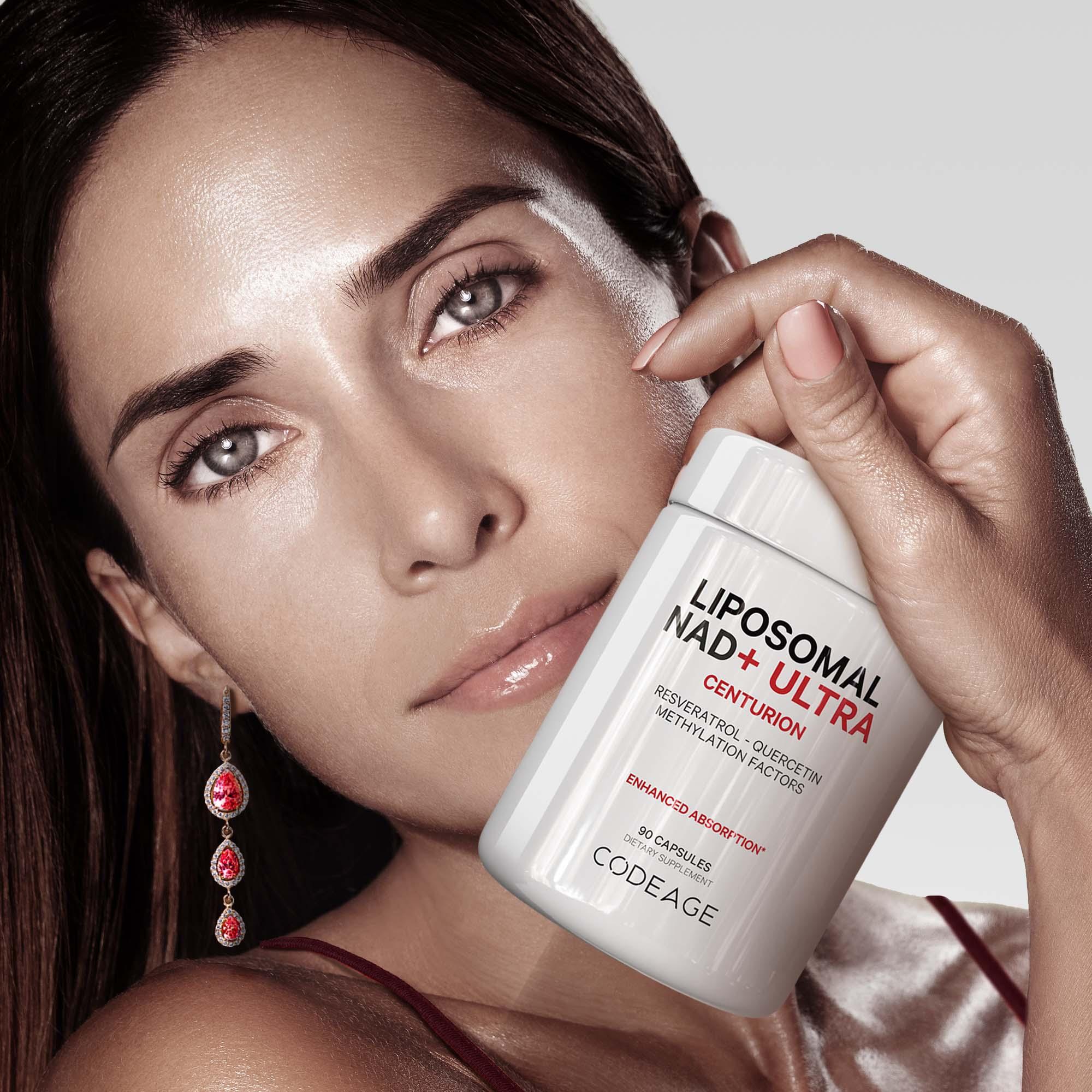 Codeage Liposomal NAD+ Ultra Supplement Resveratrol Quercetin Methylation