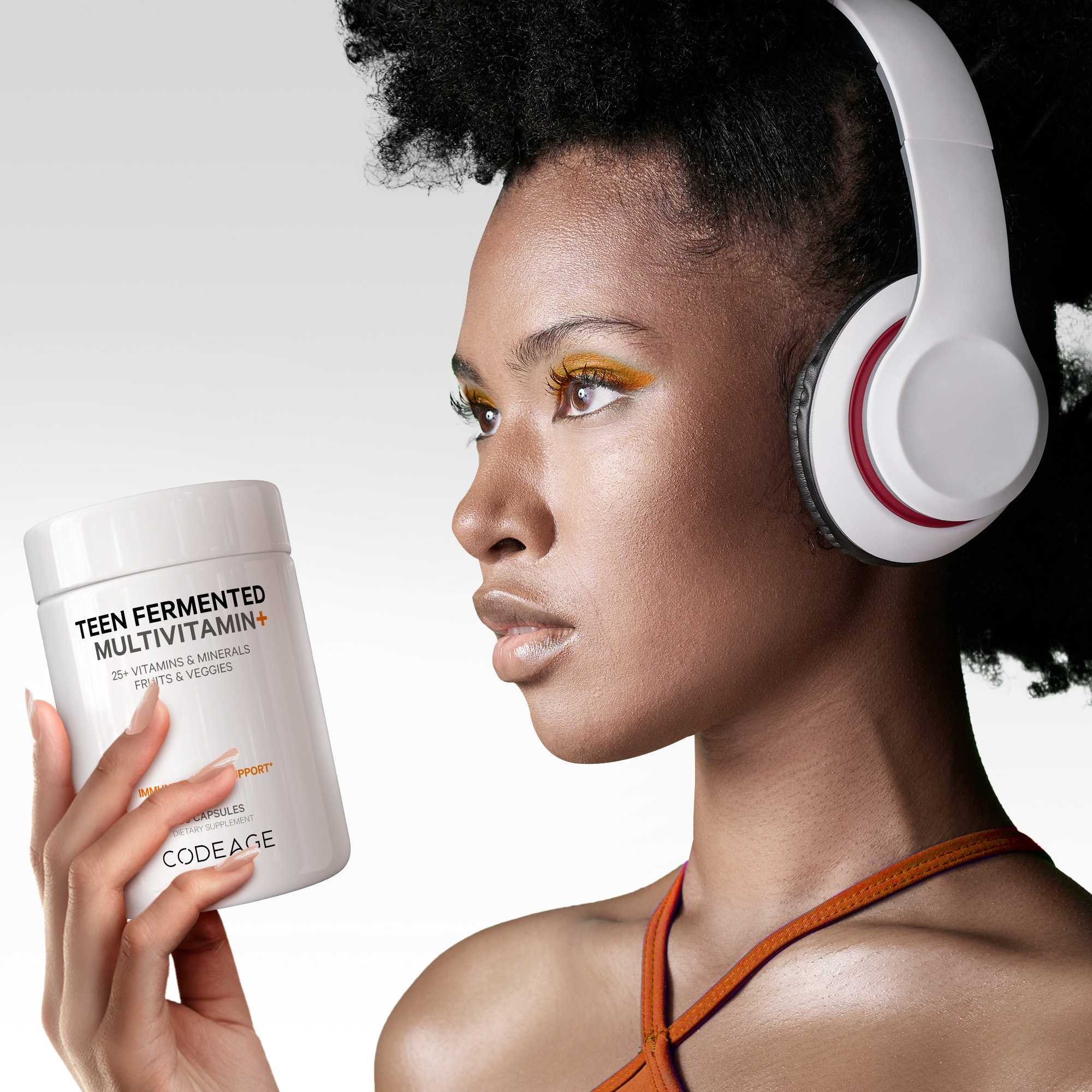 Codeage Teen Multivitamin, Daily Vitamins For Teens & Teenagers, Vegan