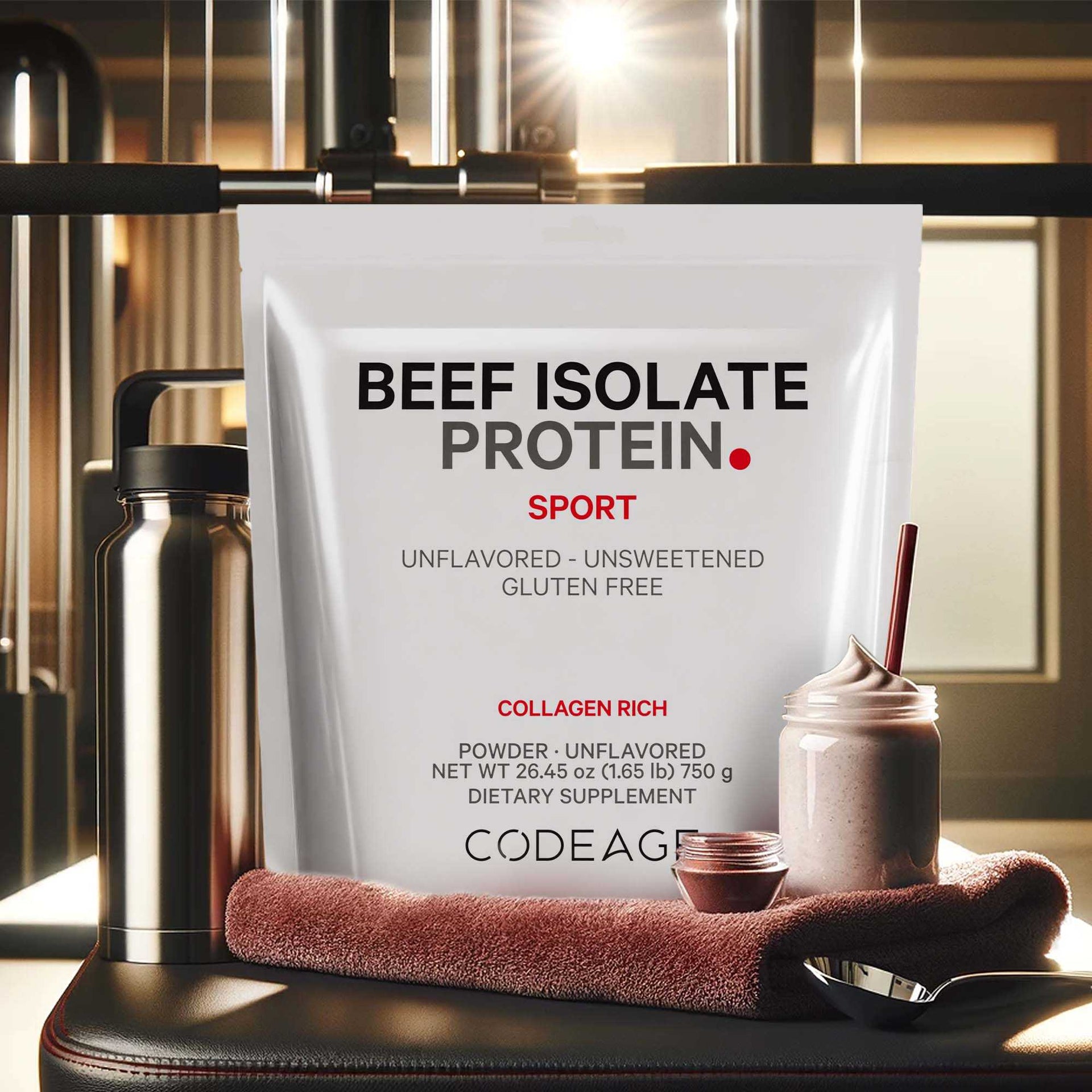 Glandular Grass Fed Beef Supplement, Nutrient-Rich Bovine Line - Codeage