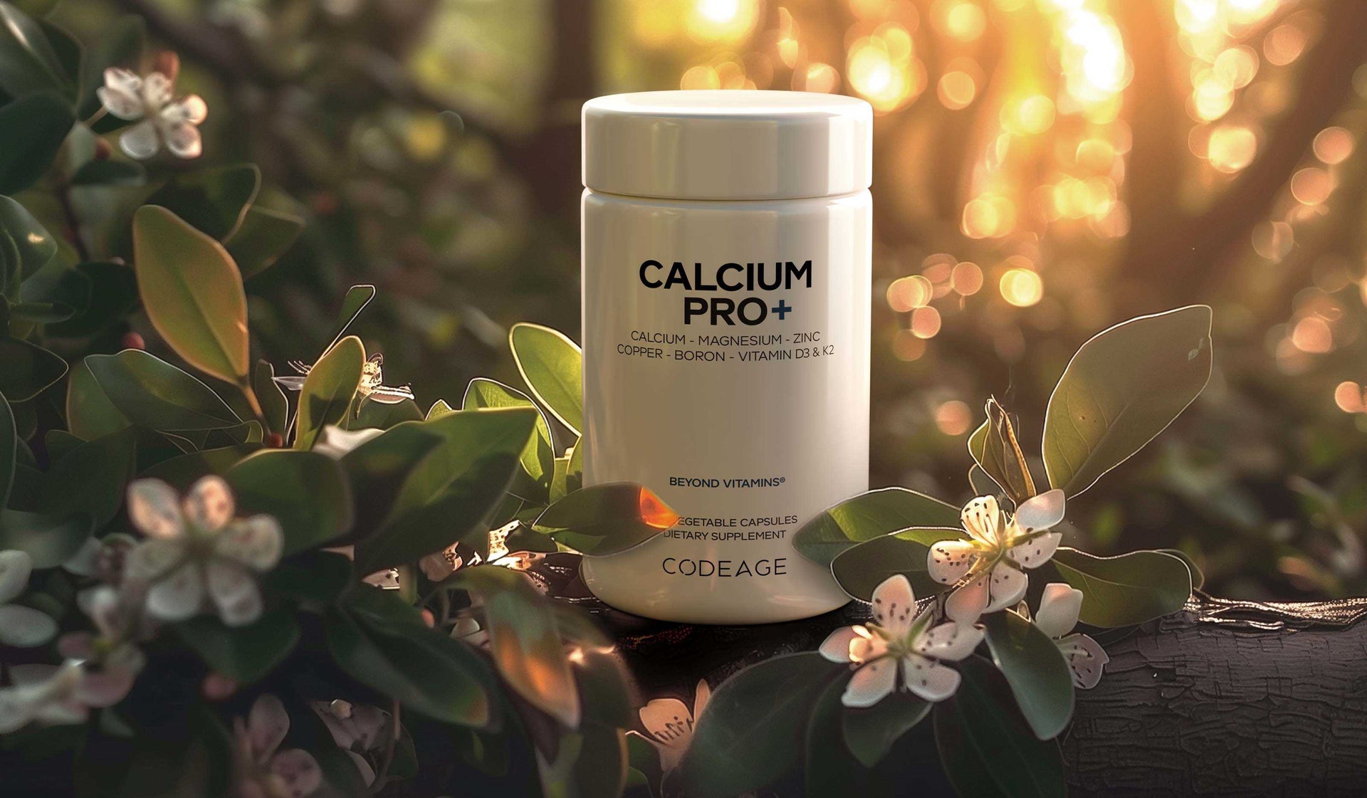 Codeage Calcium Pro+ Supplement Magnesium Zinc Vitamin D3 Copper Boron