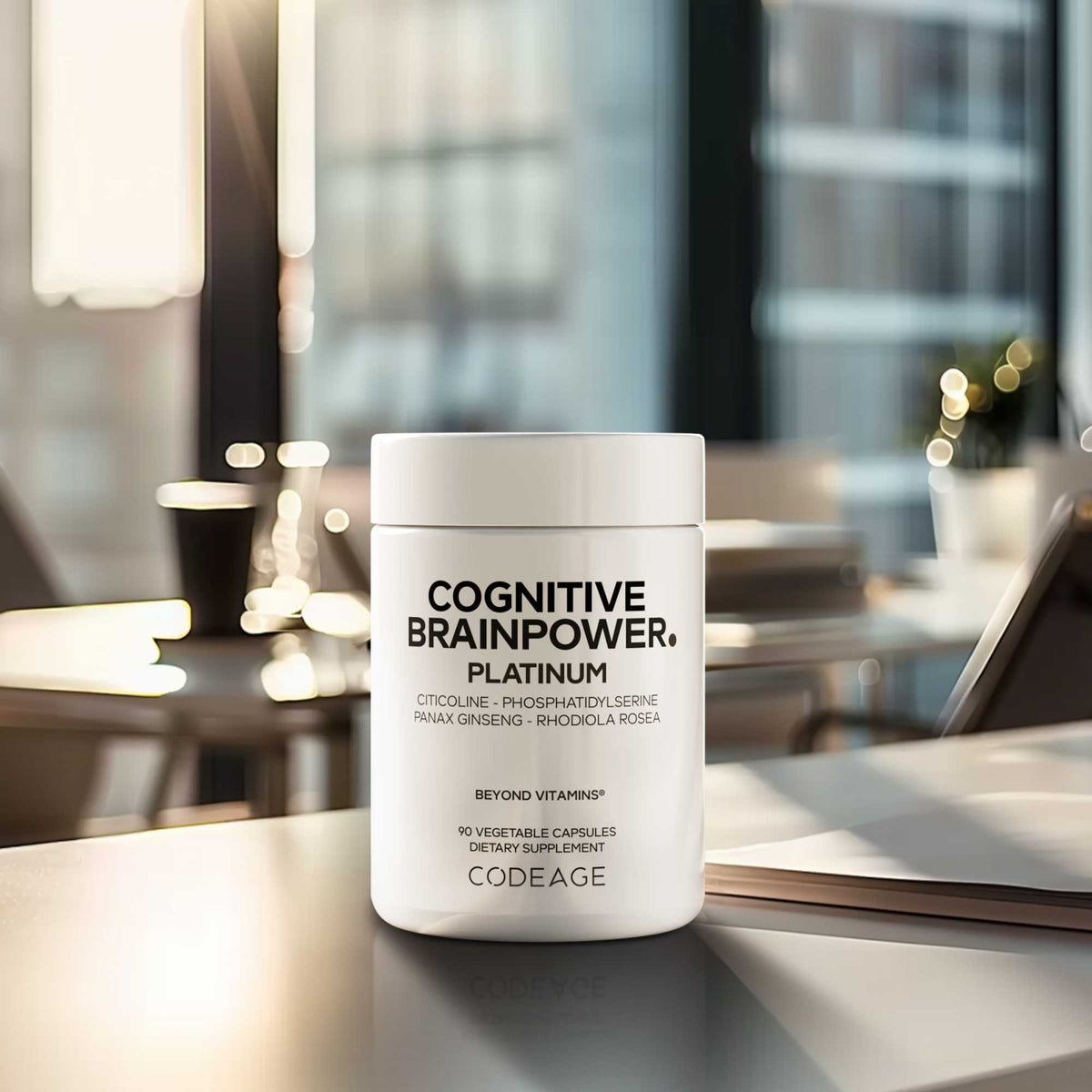 Codeage Cognitive Brainpower Platinum - Cognizin® Citicoline, Zembrin®