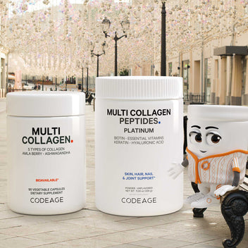 Codeage Multi Collagen Powder With 10,000mcg Biotin, Keratin, Vitamins