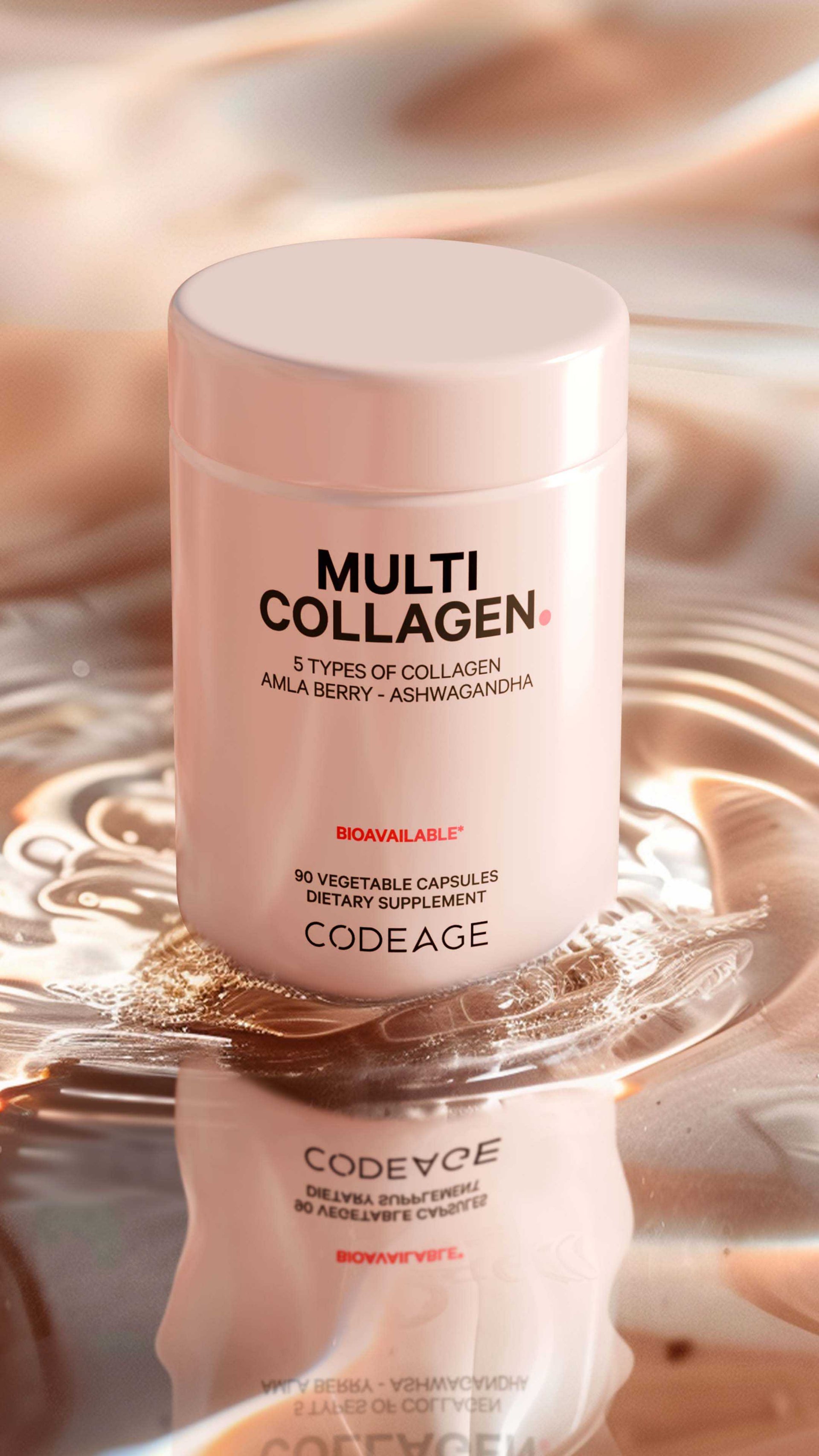 Codeage Multi Collagen Protein Capsule Type I, II, III, V, X Peptides
