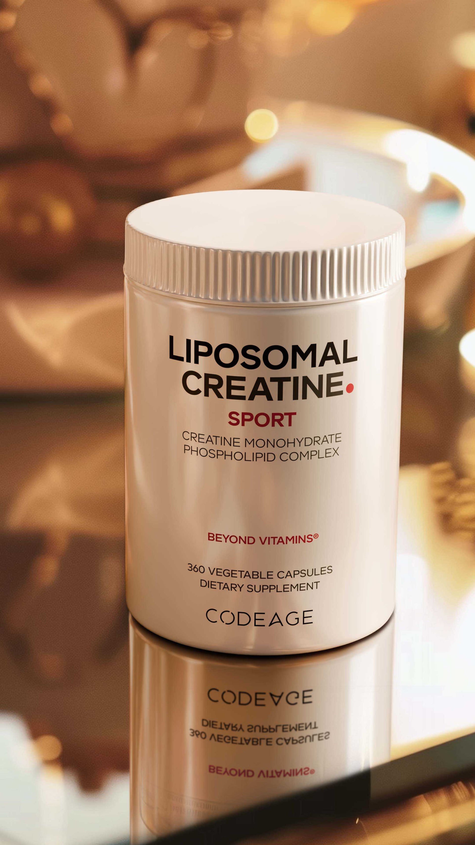 Codeage Liposomal Creatine Monohydrate Capsule Supplement Sport