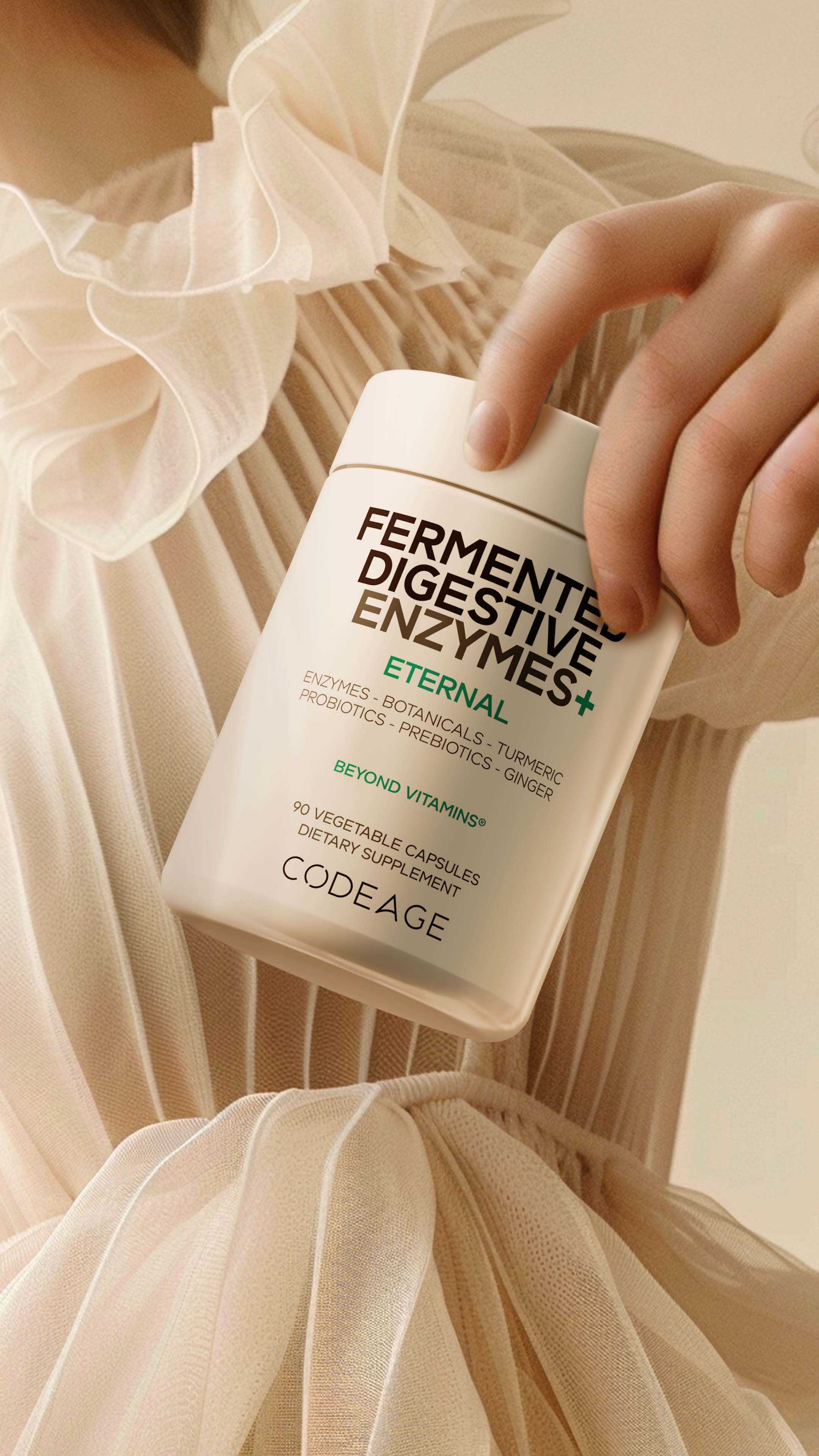 Codeage Digestive Enzymes Supplement, Probiotics & Organic Botanicals