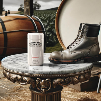 Codeage Supplément de Pancréas de Bœuf Nourri à L'Herbe Capsules