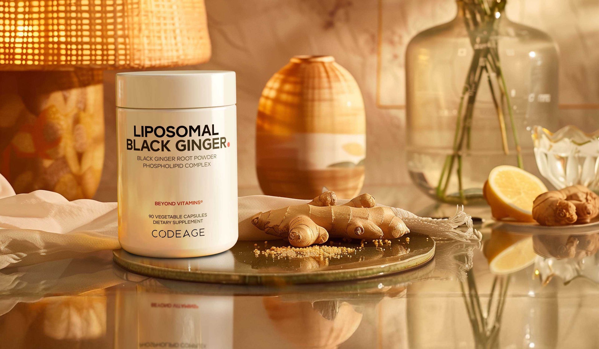 Codeage Liposomal Black Ginger Supplement - Kaempferia Parviflora ...