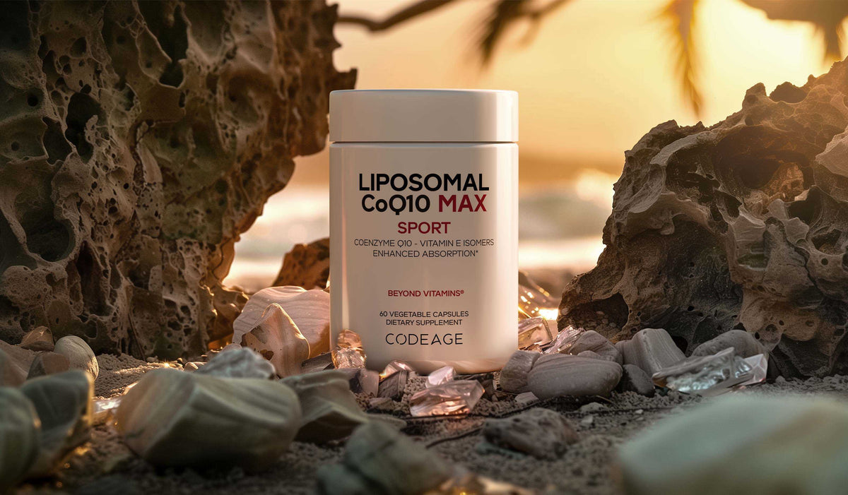 Codeage Liposomal CoQ10 Max 250mg Supplement Vitamin E Isomers Capsule