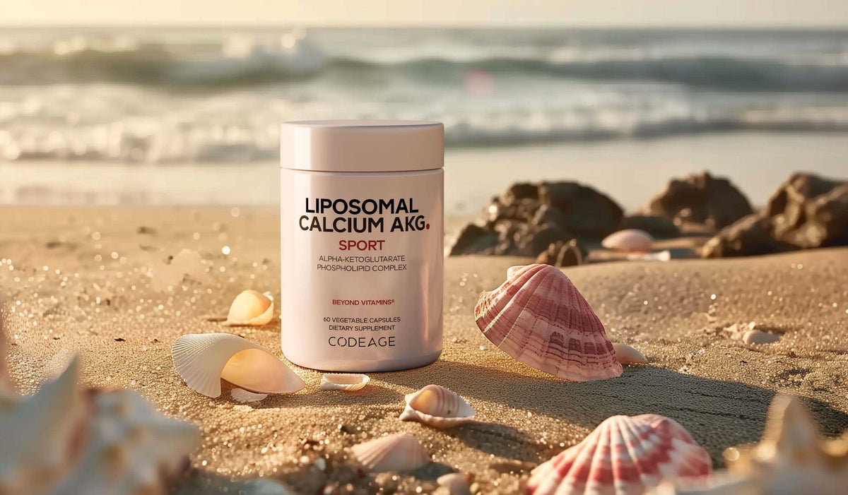Codeage Liposomal Calcium AKG Supplement - Alpha-Ketoglutarate 2-Month ...