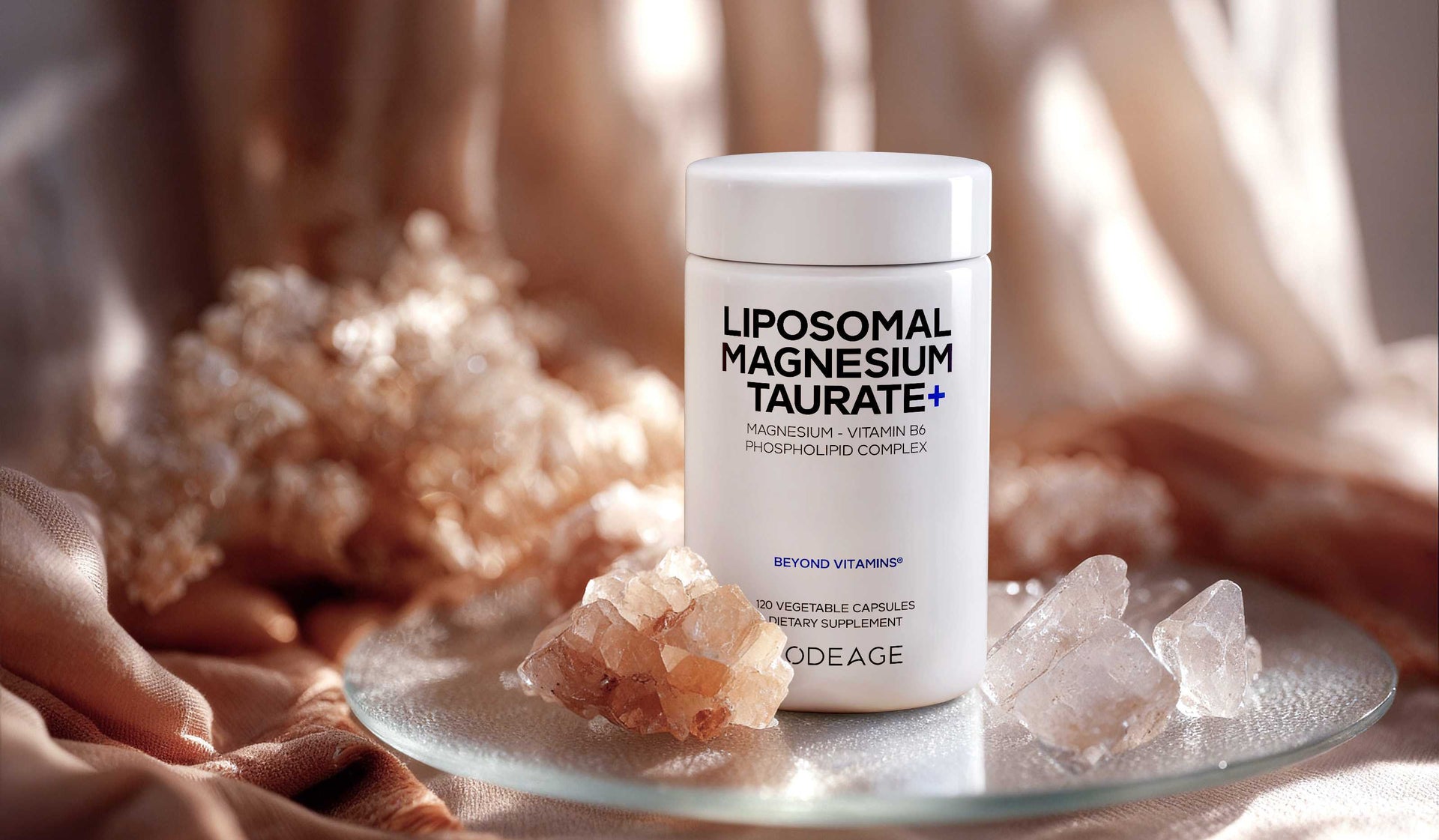 Codeage Liposomal Magnesium Taurate Mineral Supplement With Vitamin B6
