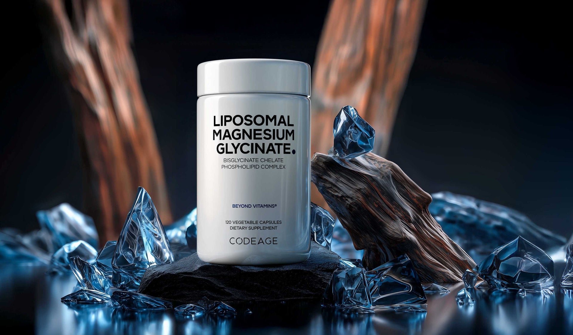 Codeage Liposomal Magnesium Glycinate Mineral Capsule Supplement