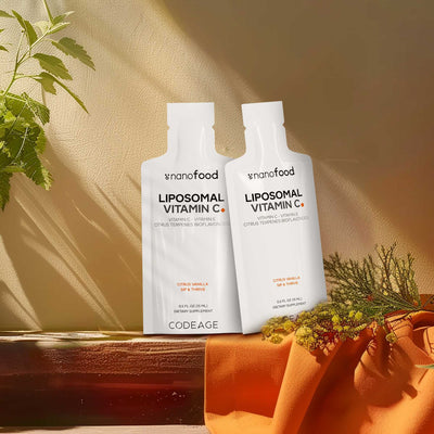 Codeage Liposomal Liquid Vitamin C Pouch, 1000mg Vitamin C Supplement