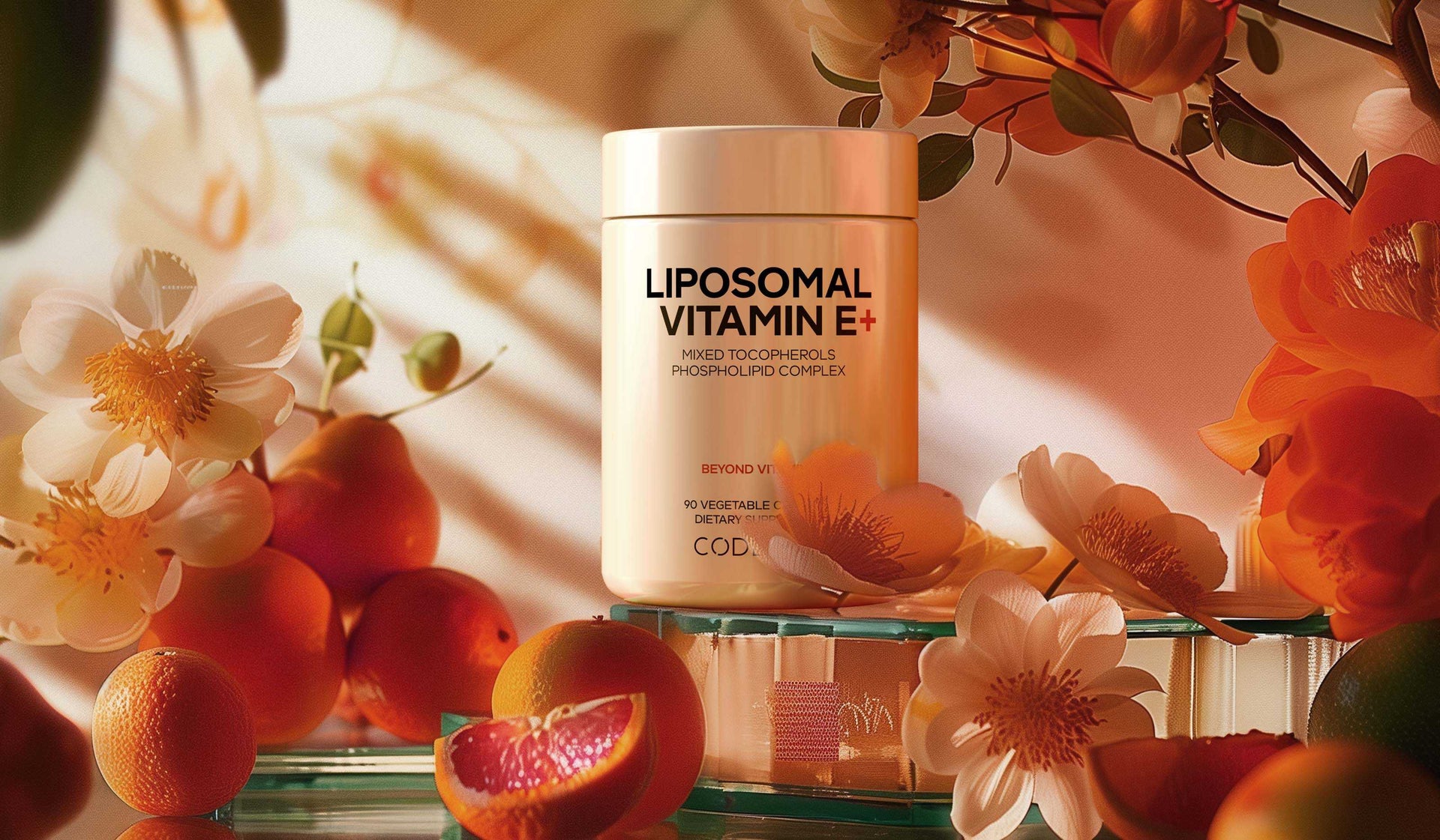 Codeage Liposomal Vitamin E Supplement - D-Alpha Tocopherol Isomers Beta