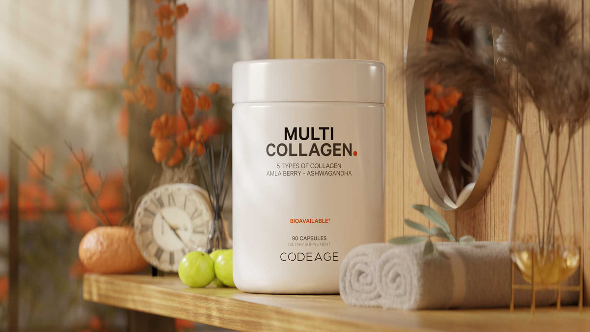 Codeage Multi Collagen Protein Capsule Type I, II, III, V, X Peptides
