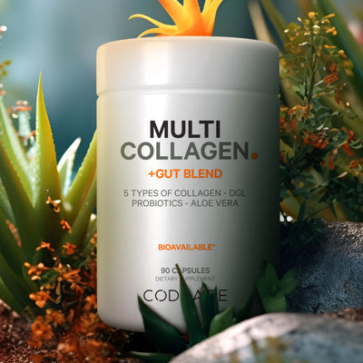 Codeage Multi Collagen + Gut Health Probiotic Supplement & DGL Licorice