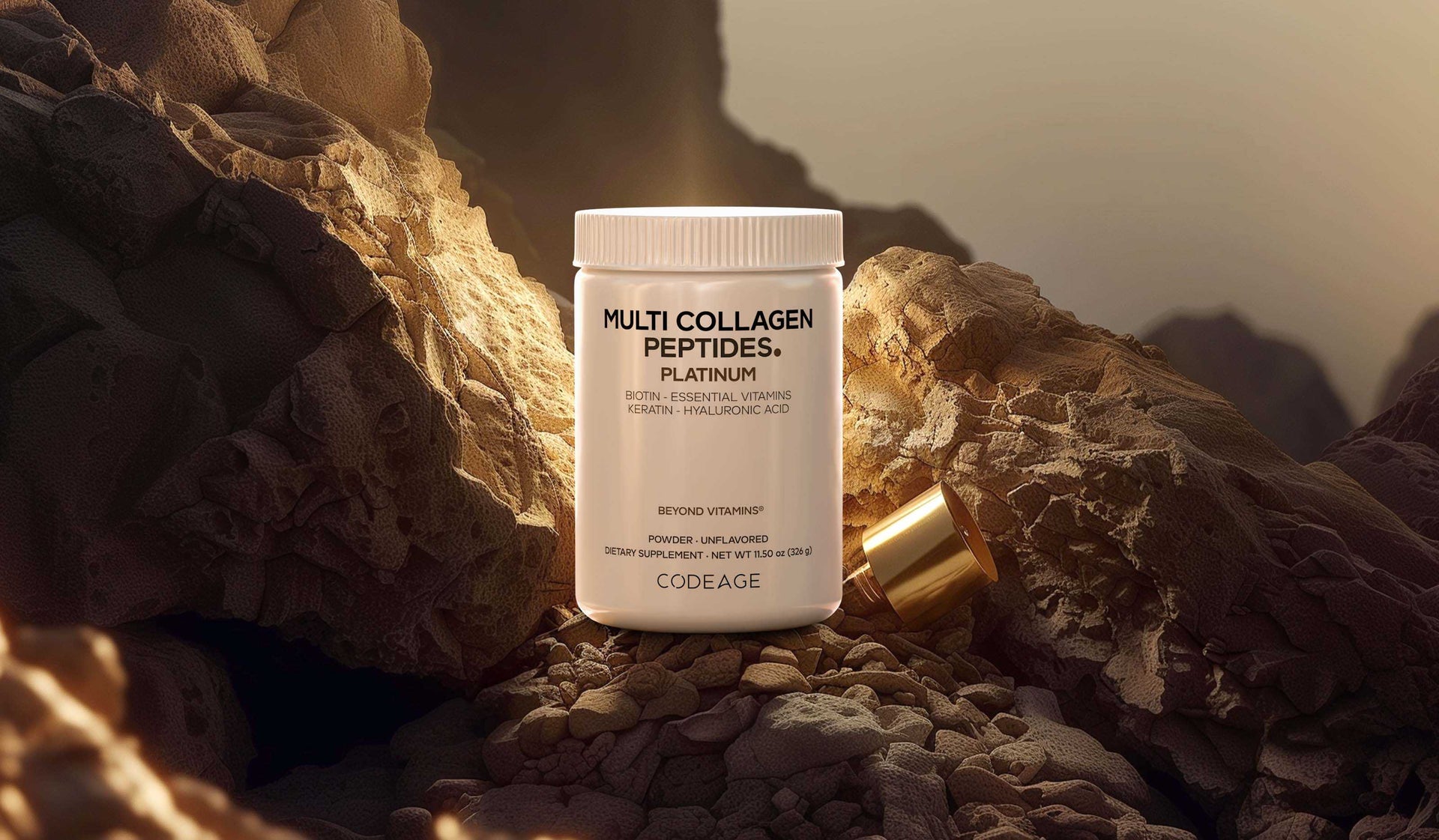 Codeage Multi Collagen Powder With 10,000mcg Biotin, Keratin, Vitamins