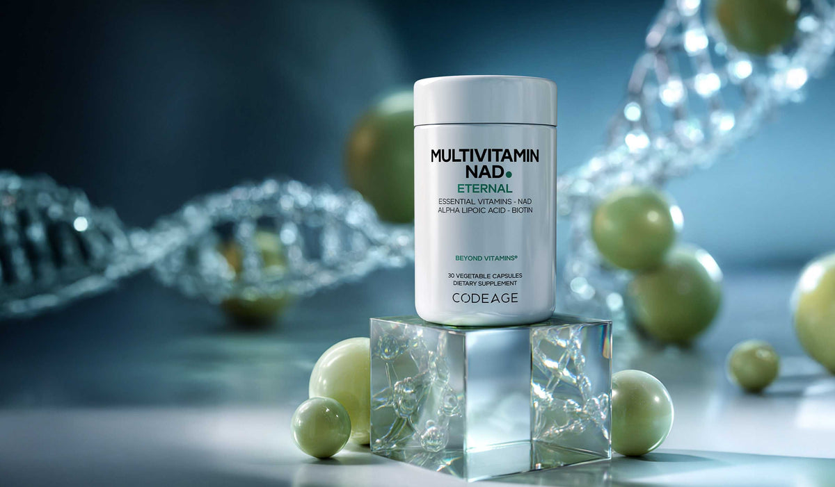 Codeage Multivitamin NAD - B-Complex, Vitamins A, C, D3 K2 & Biotin