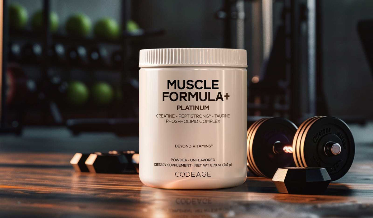 Codeage Muscle Formula+ Platinum - Creatine and PeptiStrong®