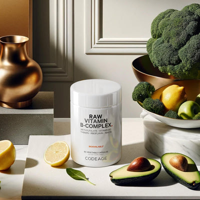 Raw Vitamin B-Complex - 8 essential B vitamins - Codeage