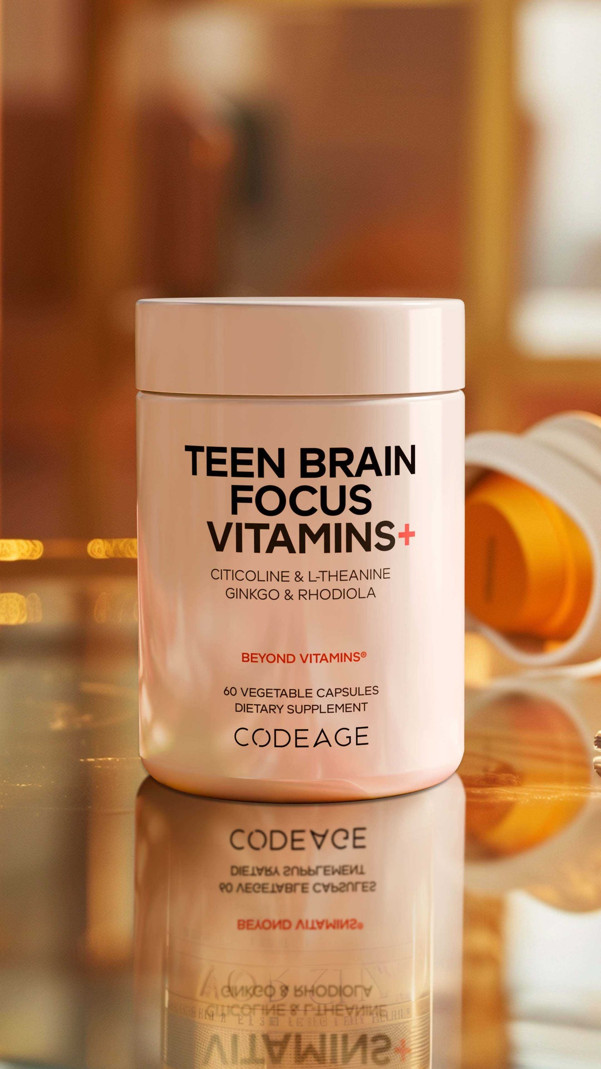 Codeage Teen Brain Focus Vitamins Supplement - Citicoline Cognizin ...