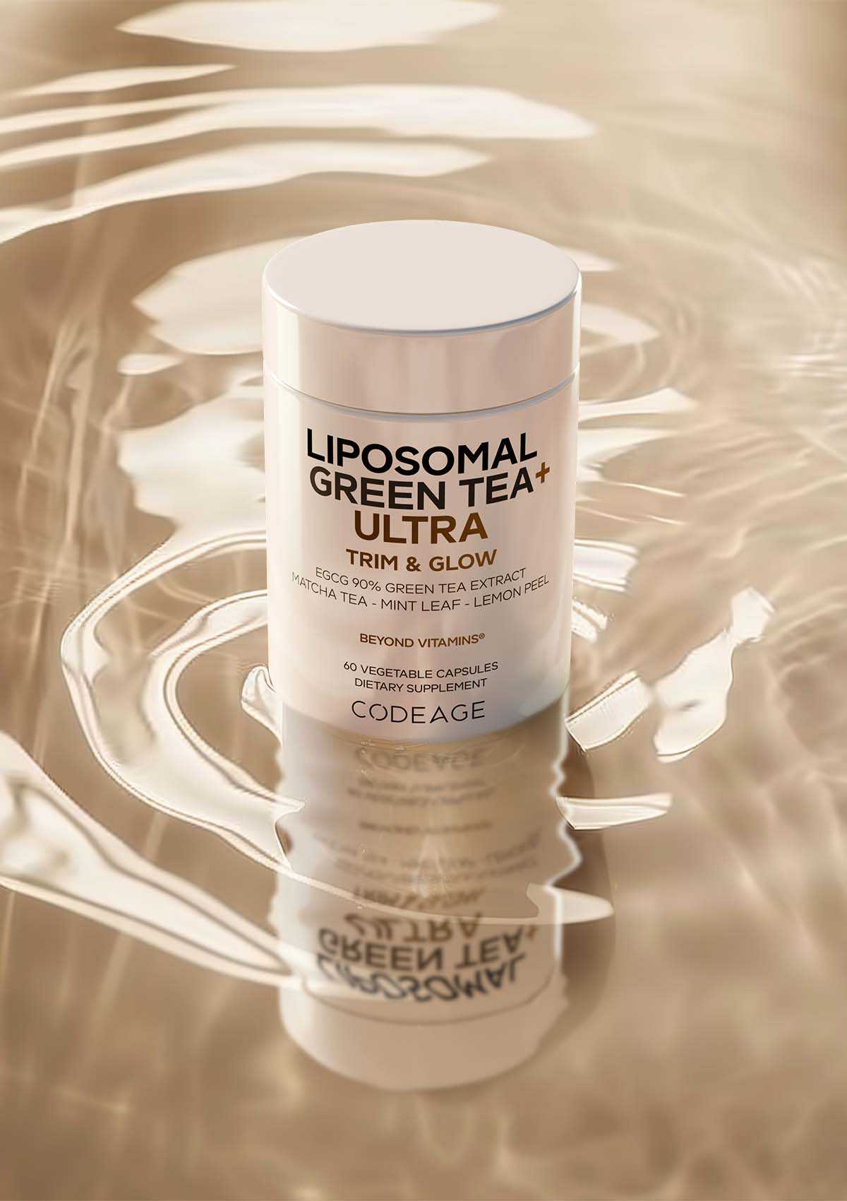 Codeage Liposomal Green Tea Ultra - EGCG 90% - Organic Matcha ...
