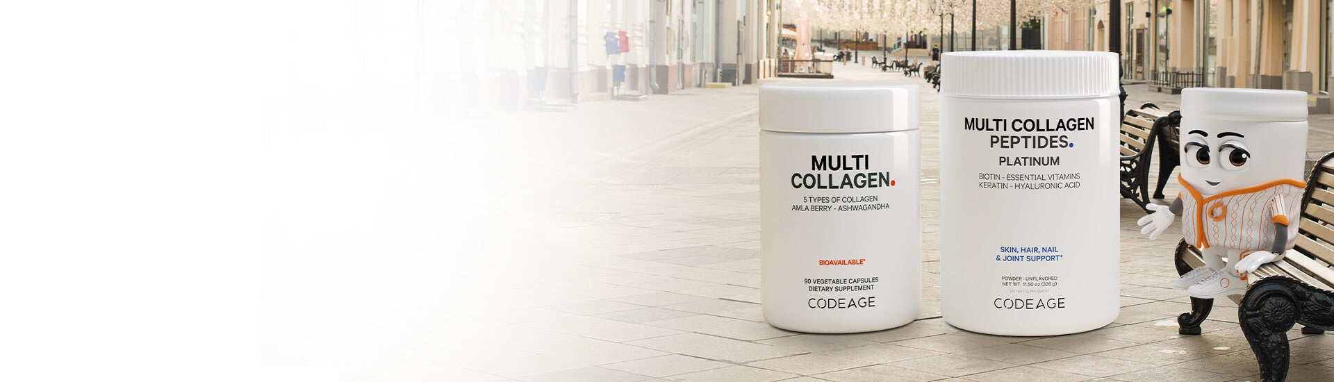 Codeage Multi Collagen Powder With 10,000mcg Biotin, Keratin, Vitamins