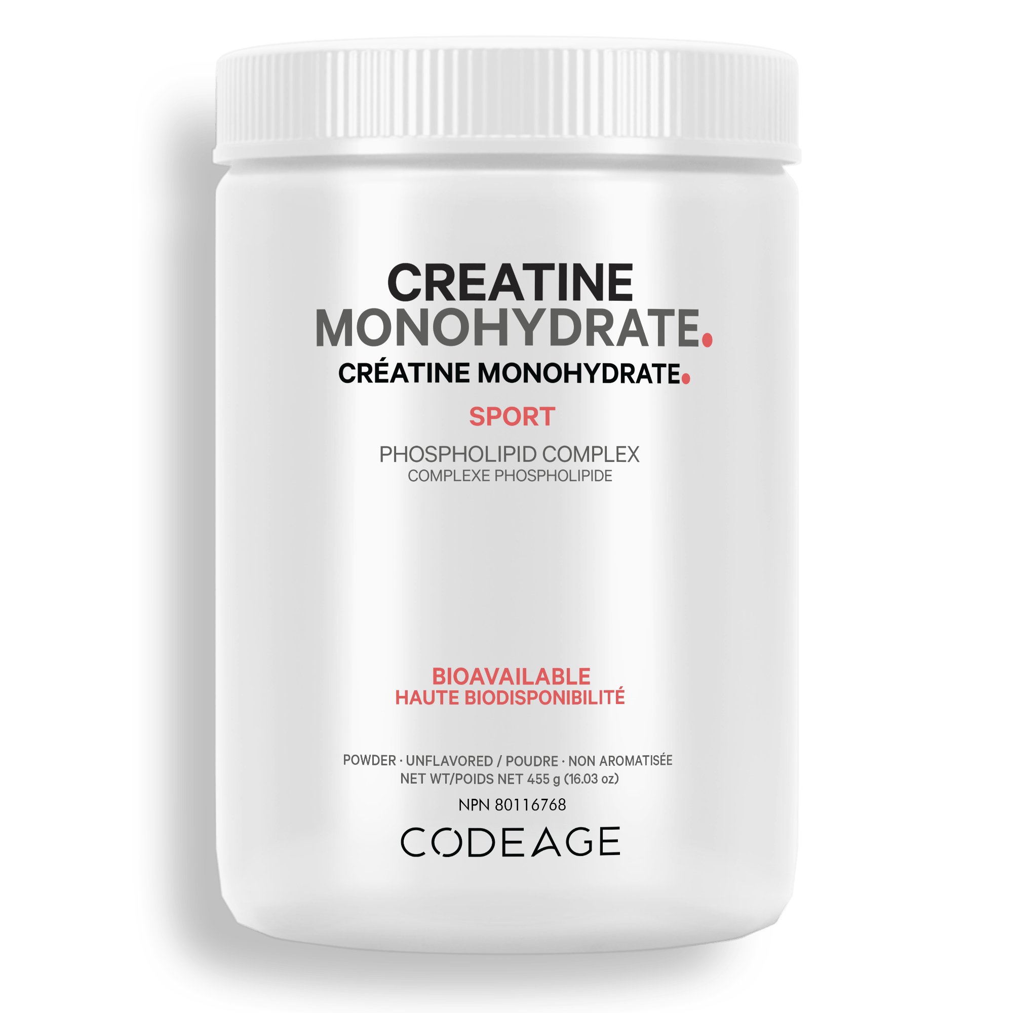 Codeage Creatine Monohydrate Powder Supplement - 90 Servings