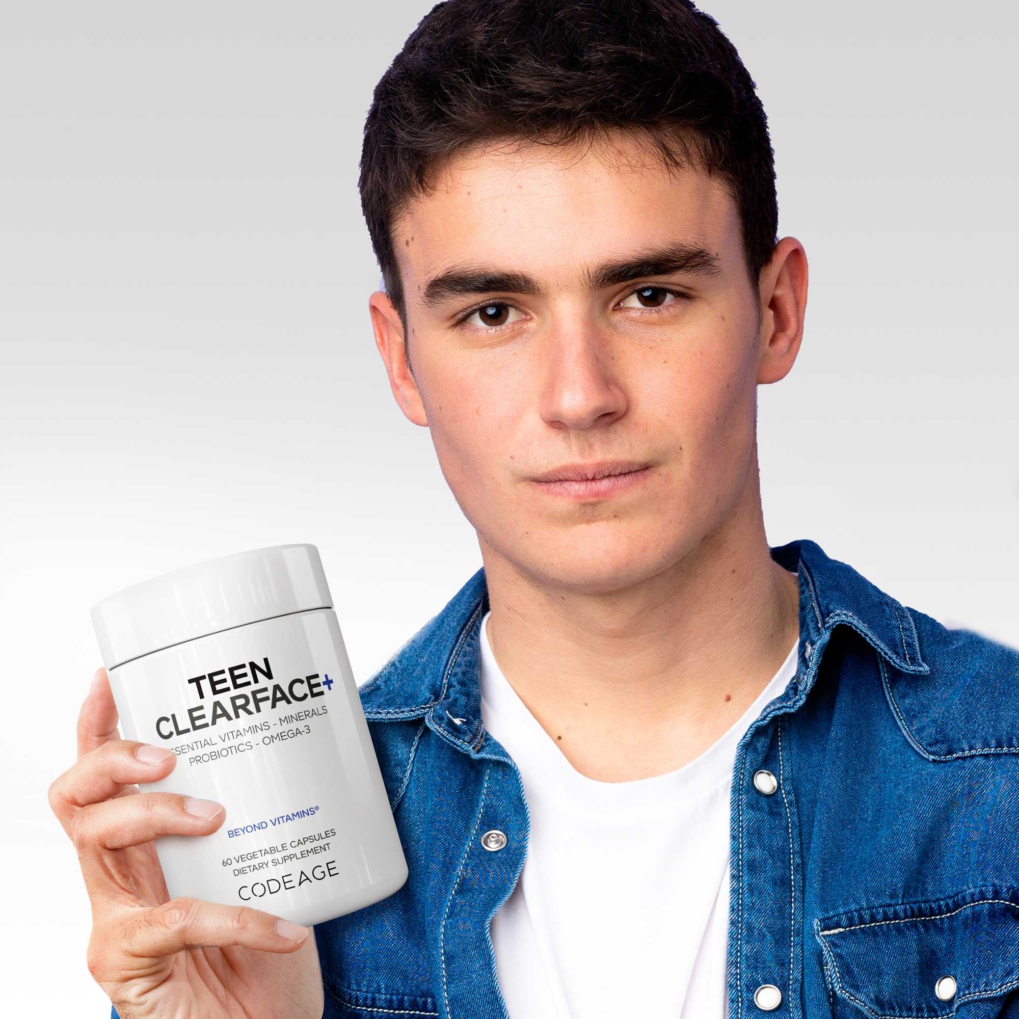 Codeage Teen Clearface, Vitamins A, E, Zinc, Niacin, Pantothenic Acid