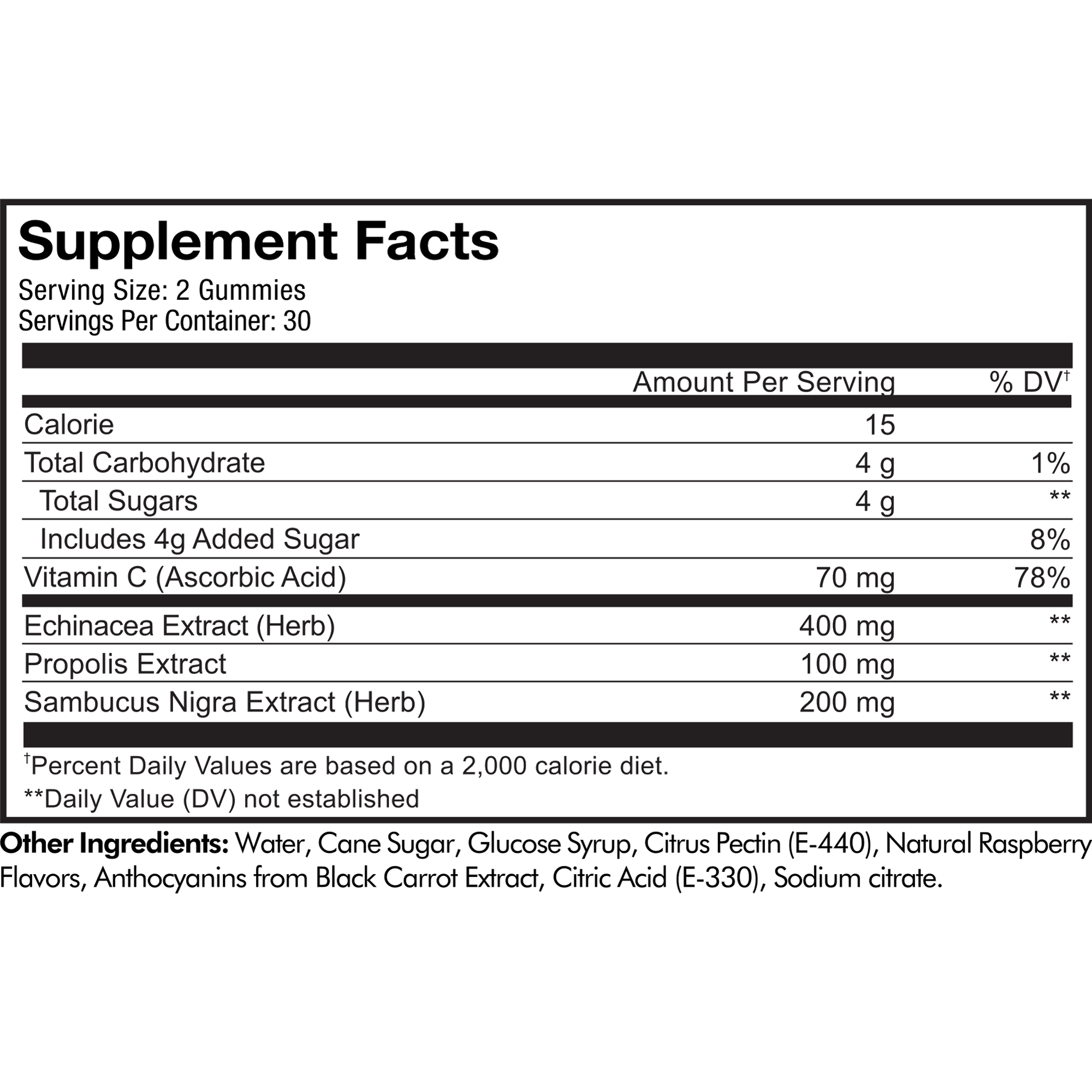 Codeage Chewable Immunity Gummies, Vitamin C Gummy, Echinacea, Elderberry