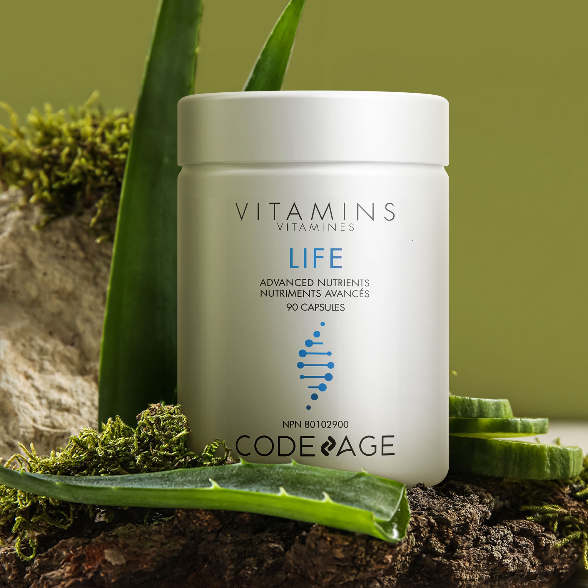 Codeage Life, Telomeres & DNA, 5 MTHF, Methylcobalamin B12, L theanine