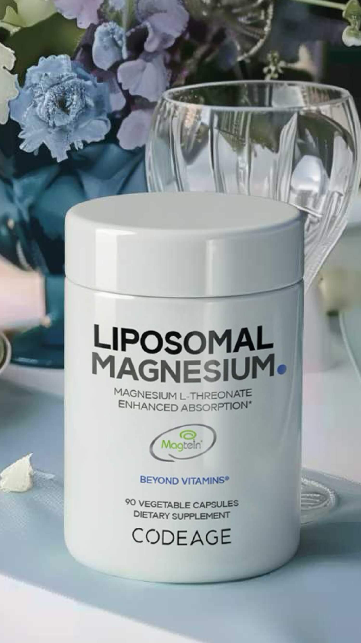 Codeage Liposomal Magnesium L-Threonate Magtein® Mineral Supplement