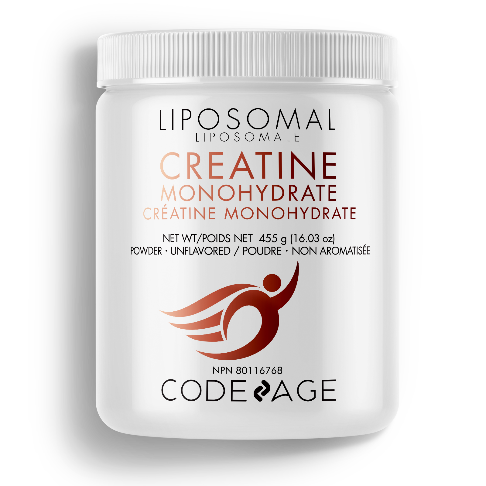 Codeage Liposomal Creatine Monohydrate Powder Supplement | 90 Servings